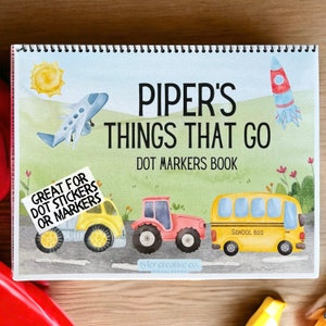 Dot Marker Activity Book for Preschool Learning Dot Sticker Fine Motor ...