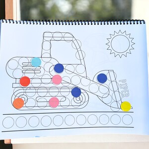 Dot Marker Activity Book for Preschool Learning Dot Sticker Fine Motor ...