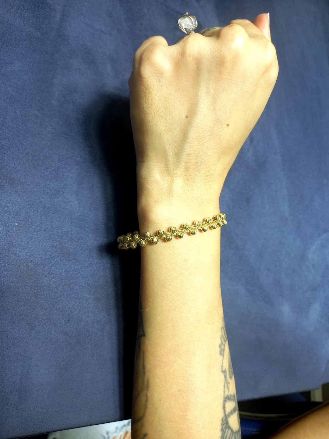 Valentine's Day Cuff Bracelet, Dorica Bangle Jewelry, 14k Solid Gold ...