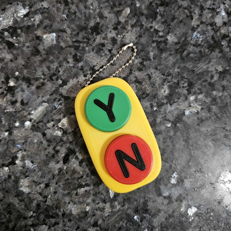 Bluey Yes No Button - Etsy