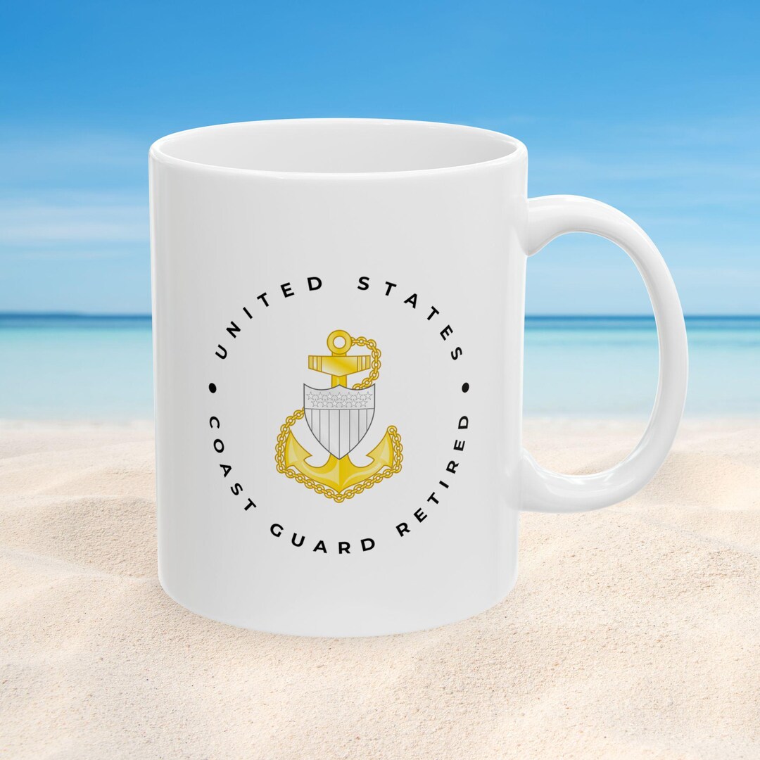 Coast Guard Retired CPO Mug | Chief Petty Officer Cup - Etsy