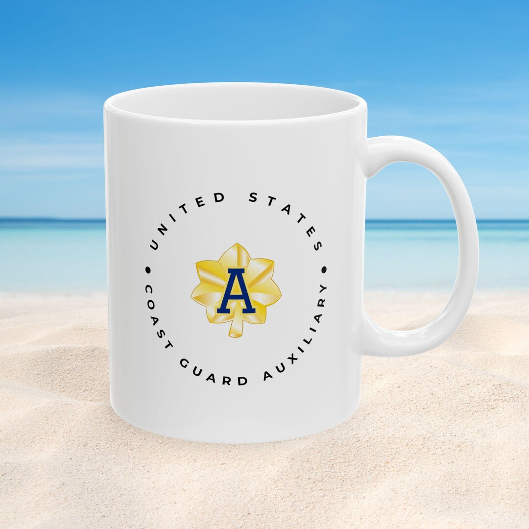 Coast Guard Auxiliary VCDR Mug | Division Vice Commander Cup - Etsy