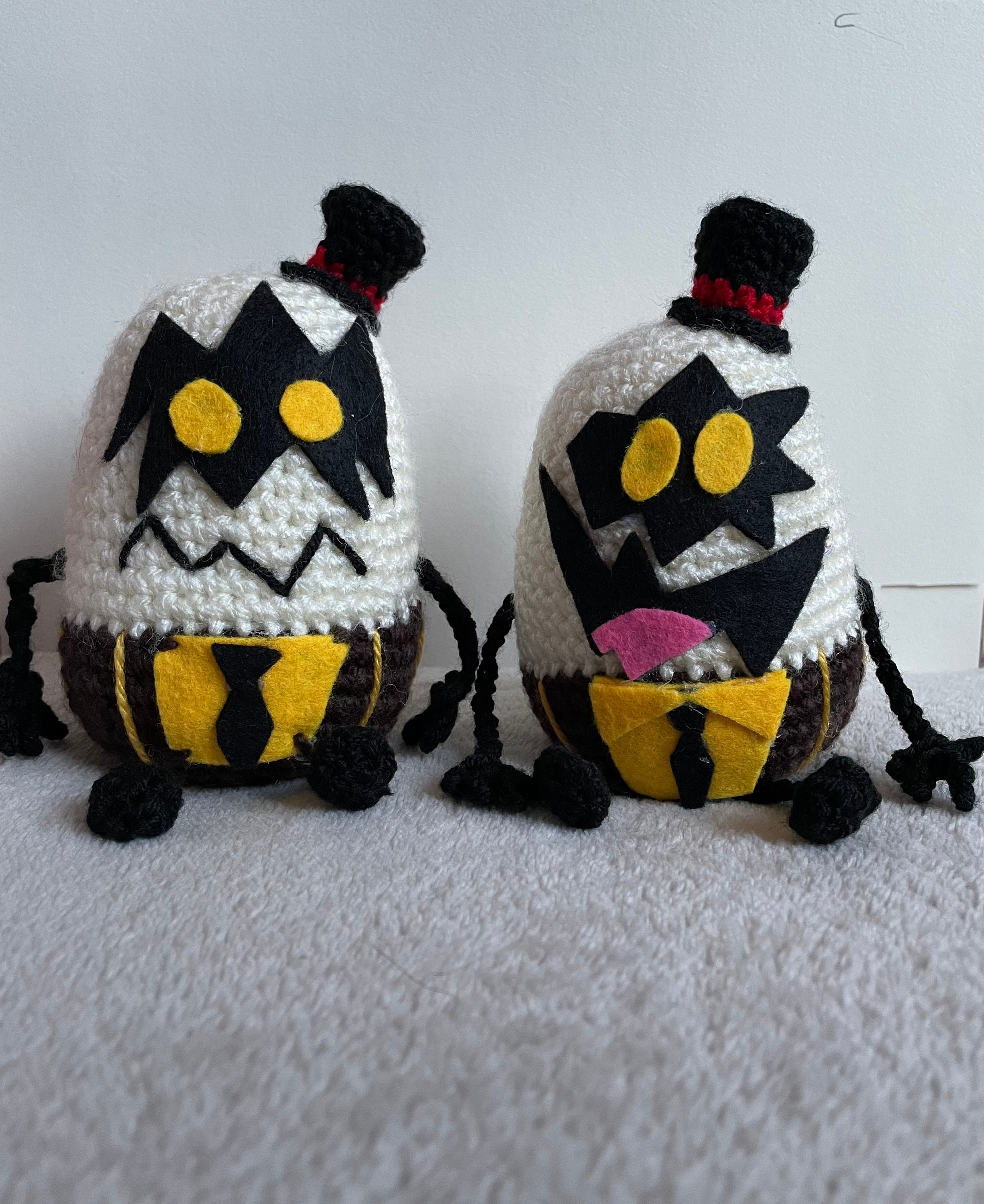 Crochet Funny Egg Character digital Pattern Beginner Friendly Hazbin ...