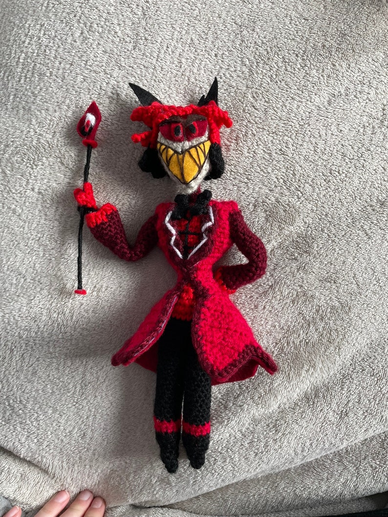 Alastor Crochet Patten Digital Pattern hazbin Hotel Crochet Plush ...