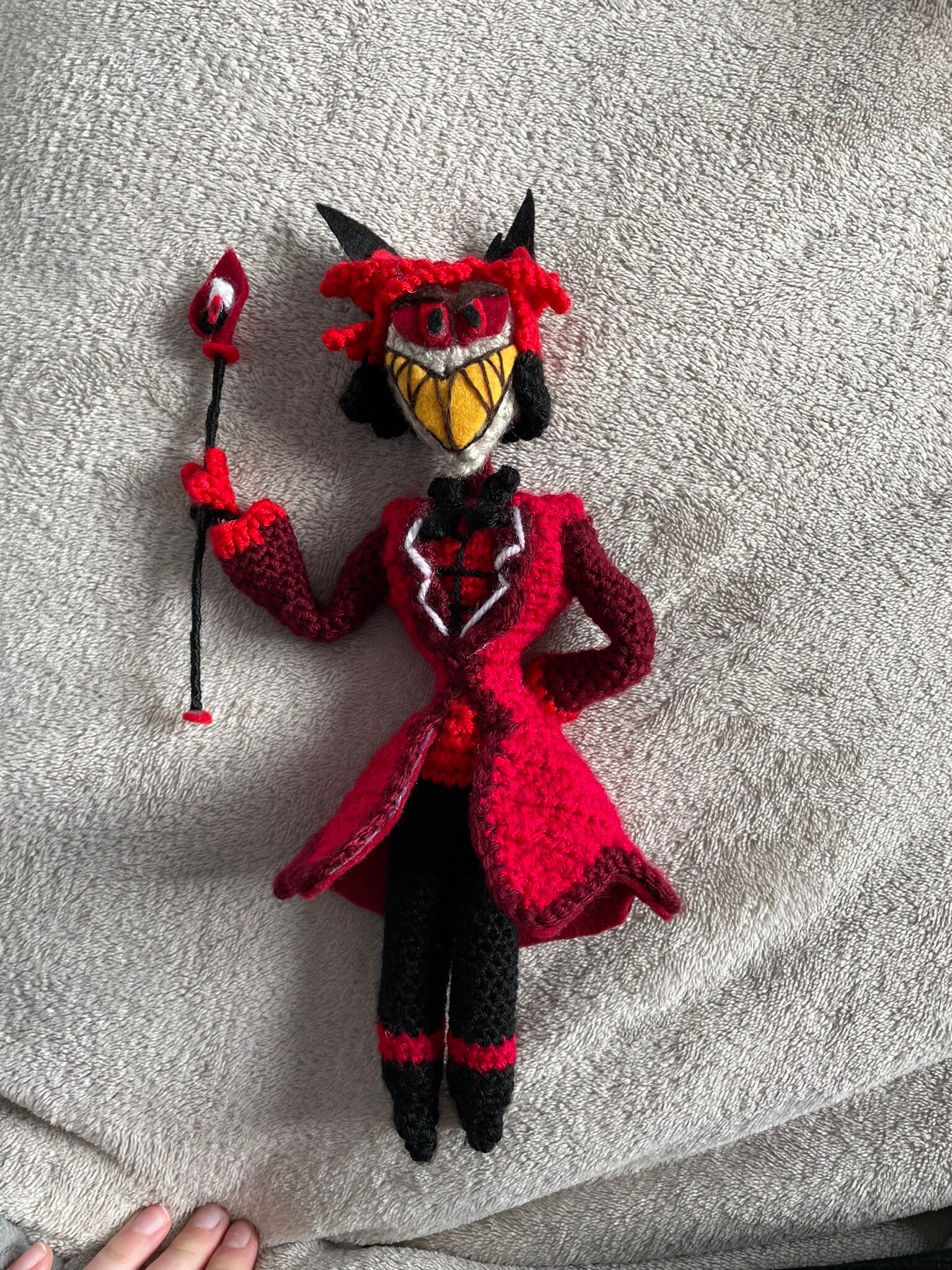 Alastor Crochet Patten Digital Pattern hazbin Hotel Crochet Plush ...