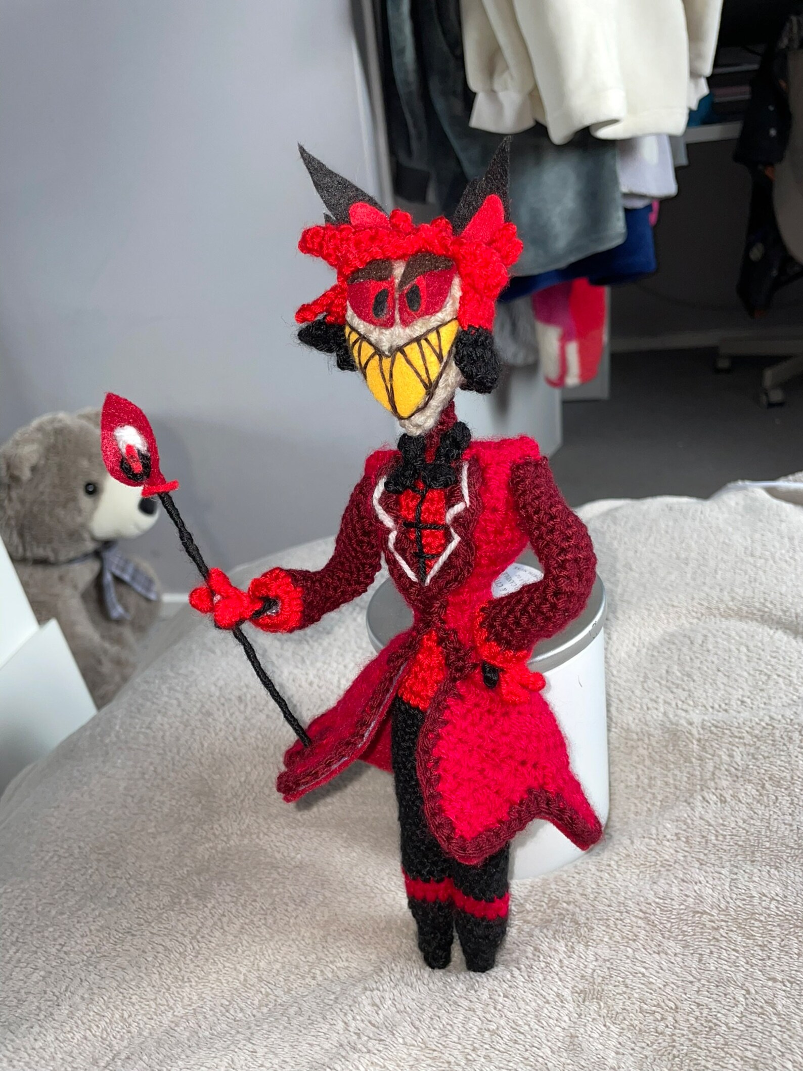 Alastor Crochet Patten Digital Pattern hazbin Hotel Crochet Plush ...