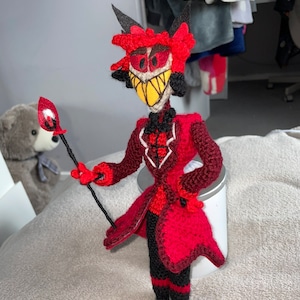 Alastor Crochet Patten Digital Pattern hazbin Hotel Crochet Plush ...