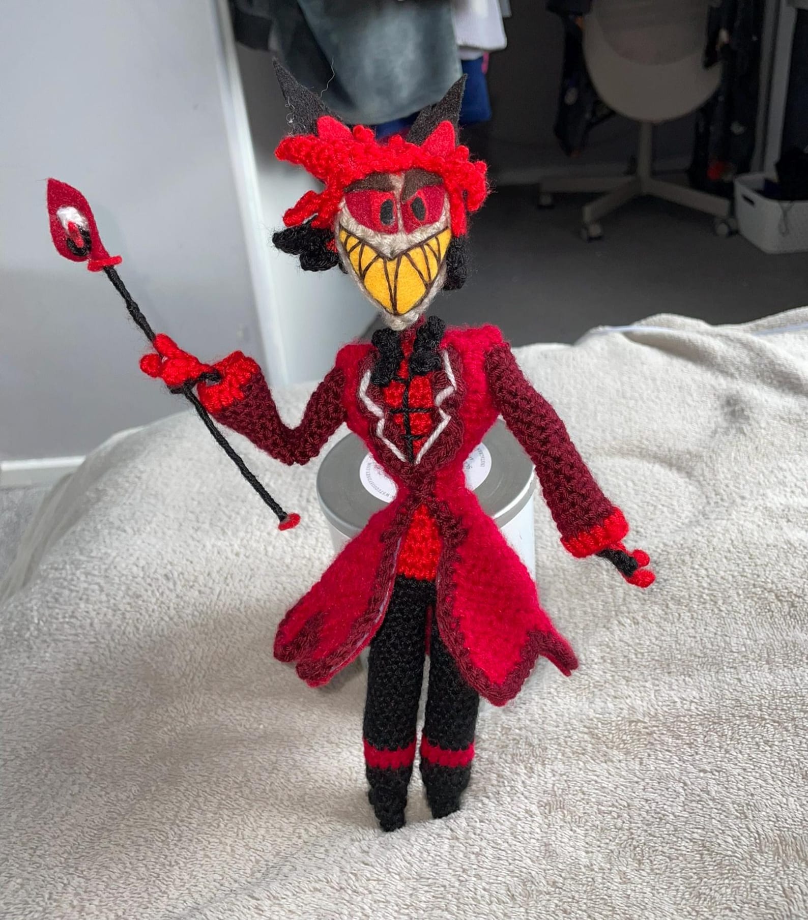 Alastor Crochet Patten Digital Pattern hazbin Hotel Crochet Plush ...