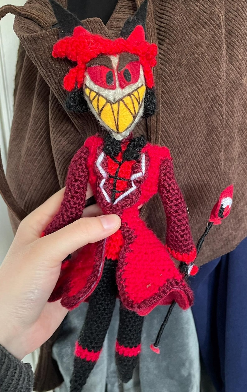 Alastor Crochet Patten- Digital Pattern -hazbin Hotel Crochet Plush ...