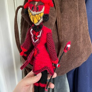 Alastor Crochet Patten- Digital Pattern -hazbin Hotel Crochet Plush ...