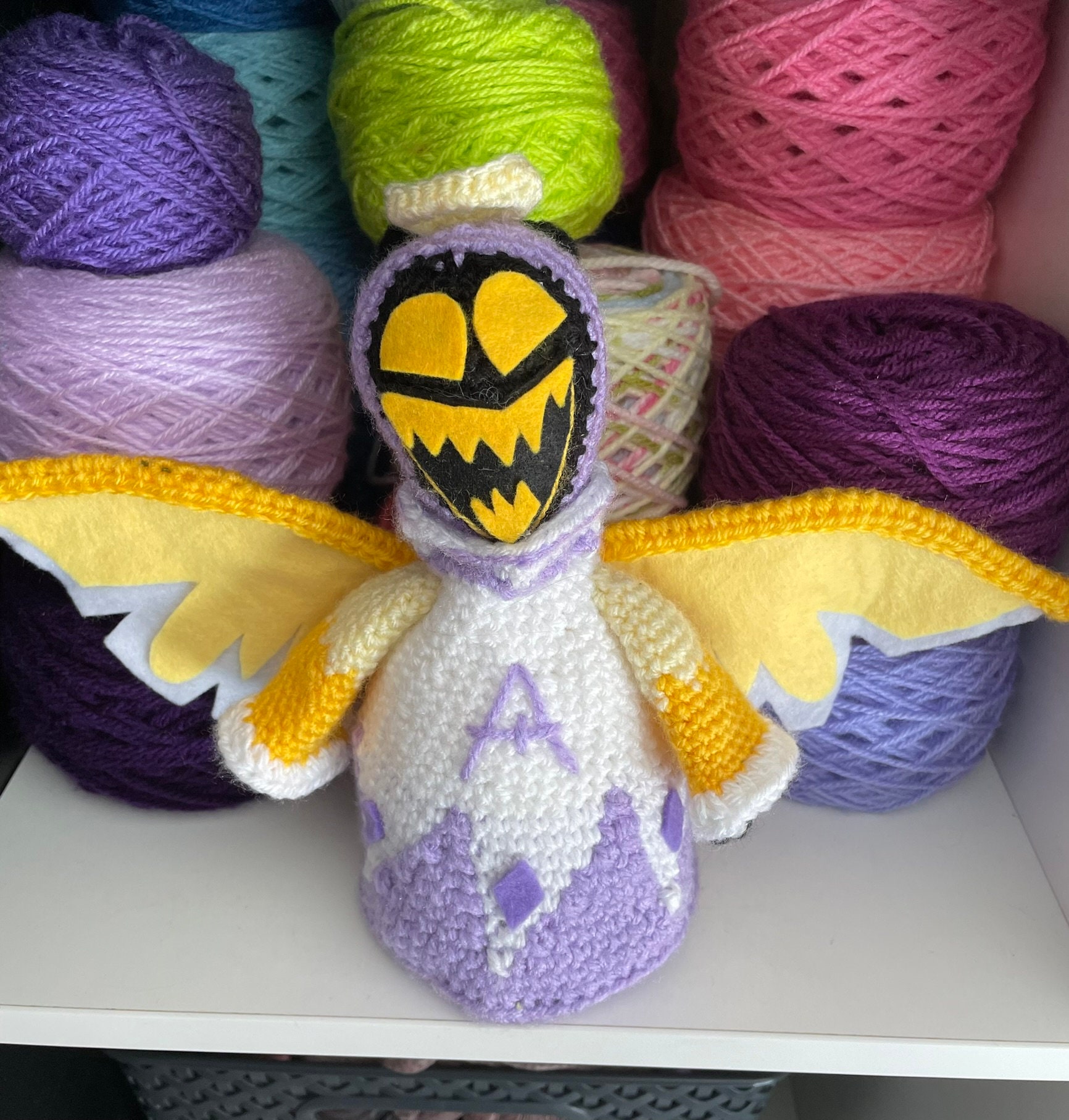 Hazbin Hotel Adam Digital Crochet Pattern moveable Wings Crochet Adam ...