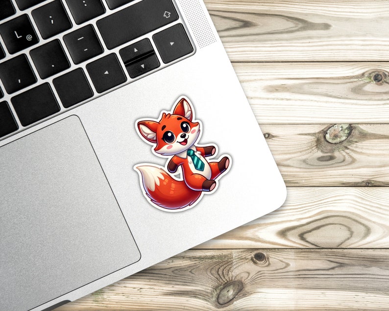 Animal Stickers, Fennec Fox Stickers, Die Cut Stickers, Digital ...