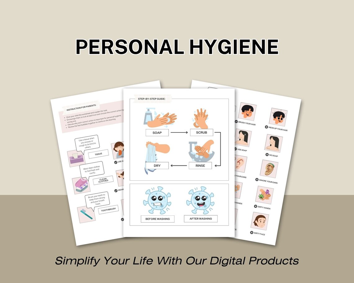 Personal Hygiene for Kids, Toddler Learning Activities, Physical ...