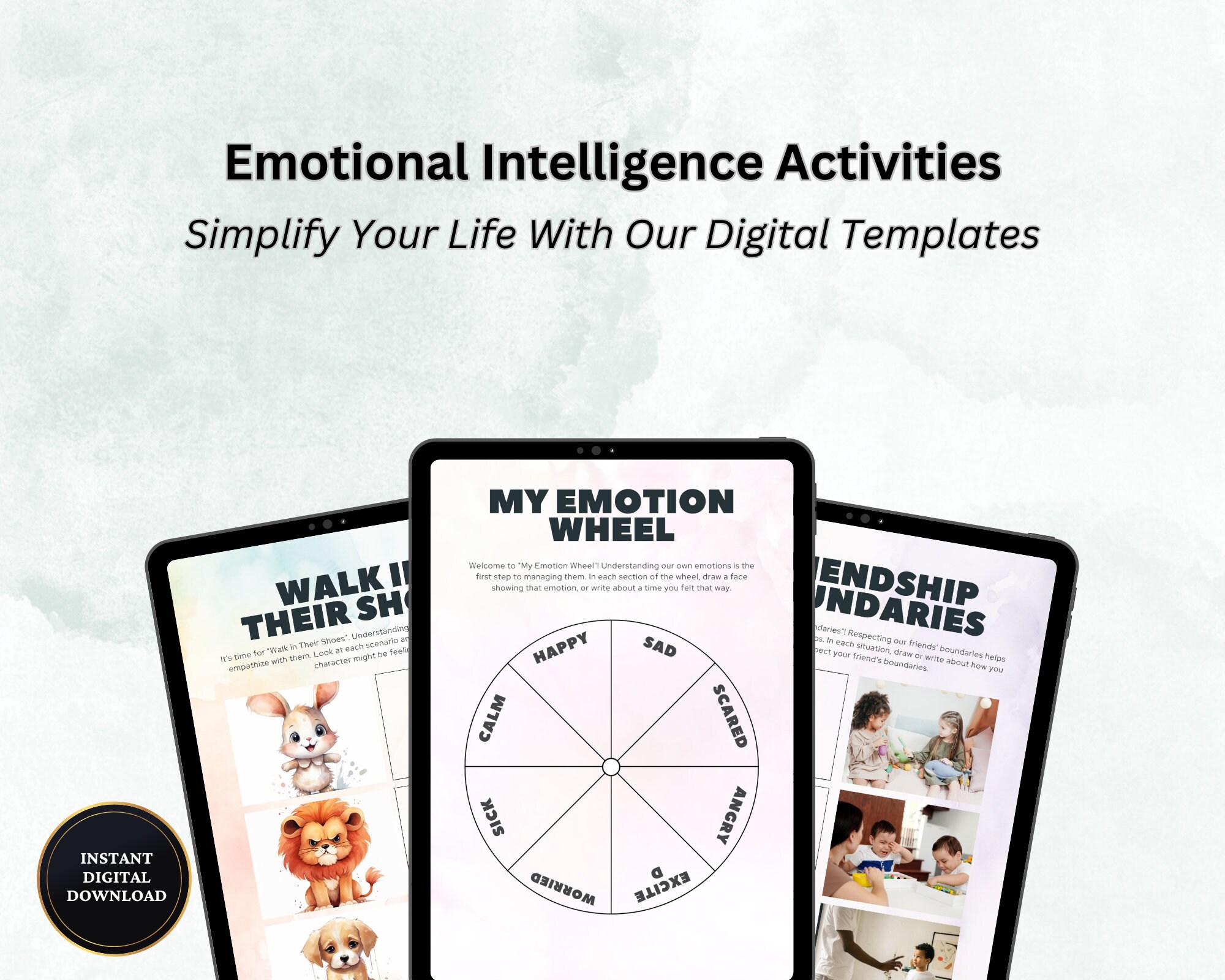Emotion Wheel, Emotional Intelligence Activities, Friendship Boundaries ...