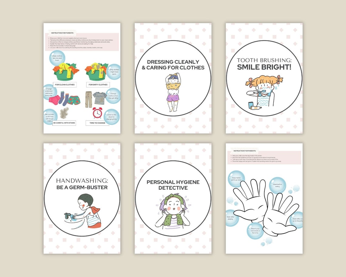 Personal Hygiene for Kids, Toddler Learning Activities, Physical ...