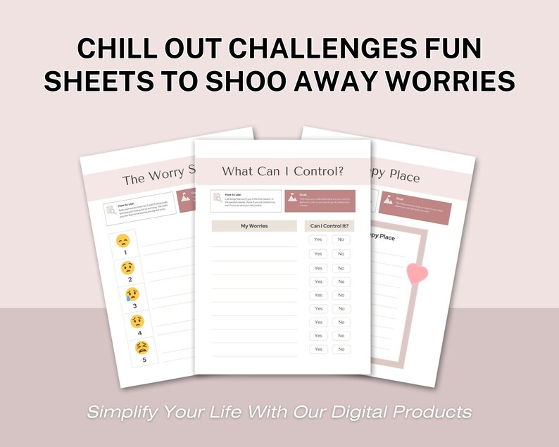 Toddler Learning Activities, Chill Out Challenges, Fun Sheets to Shoo ...