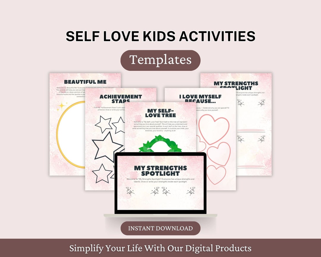 Self Love Kids Activities, Toddler Learning Activities, Positive ...