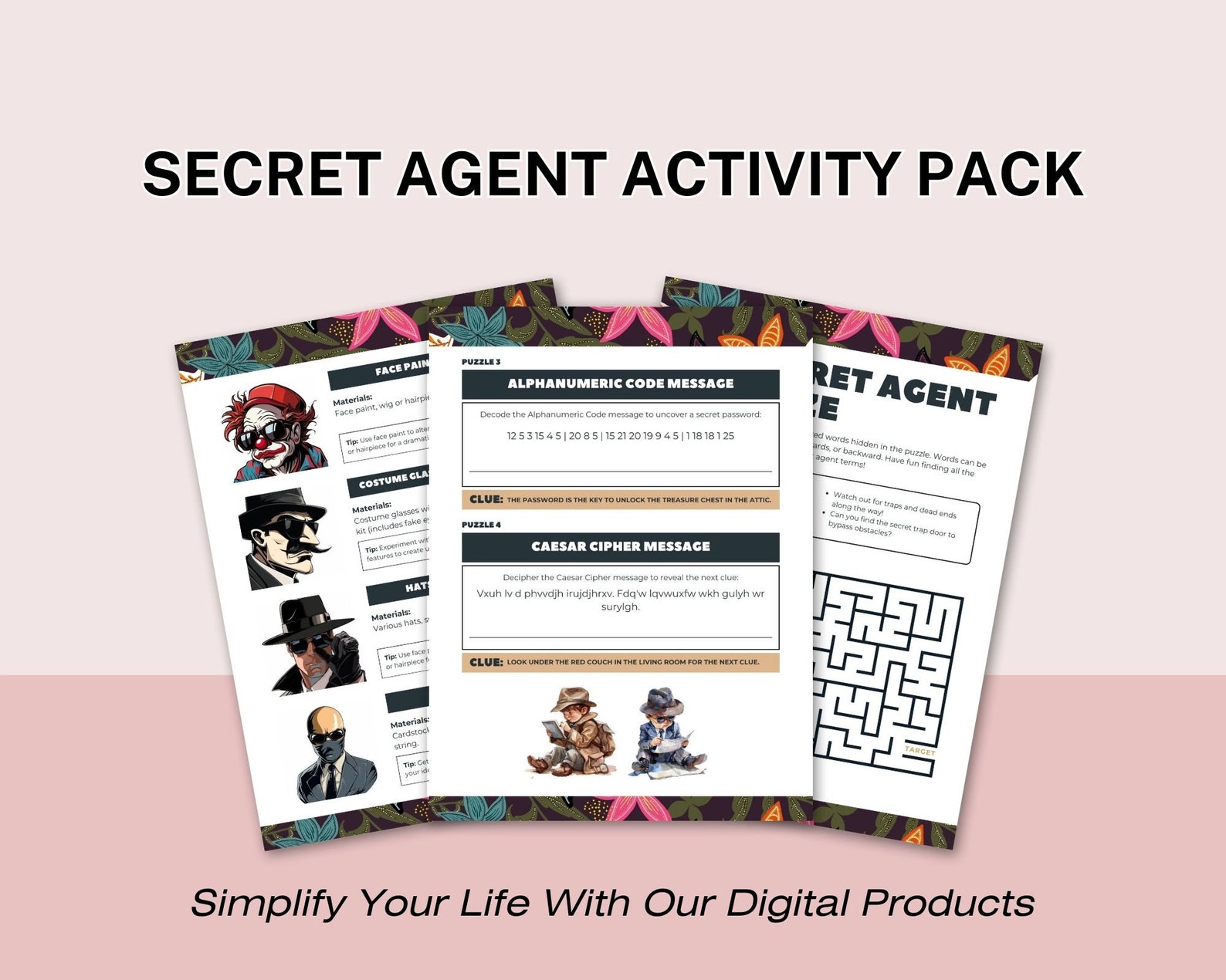 Secret Agent Kids Activities, Morse Code Sheet, Hidden Message Learning ...