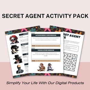 Secret Agent Kids Activities, Morse Code Sheet, Hidden Message Learning ...