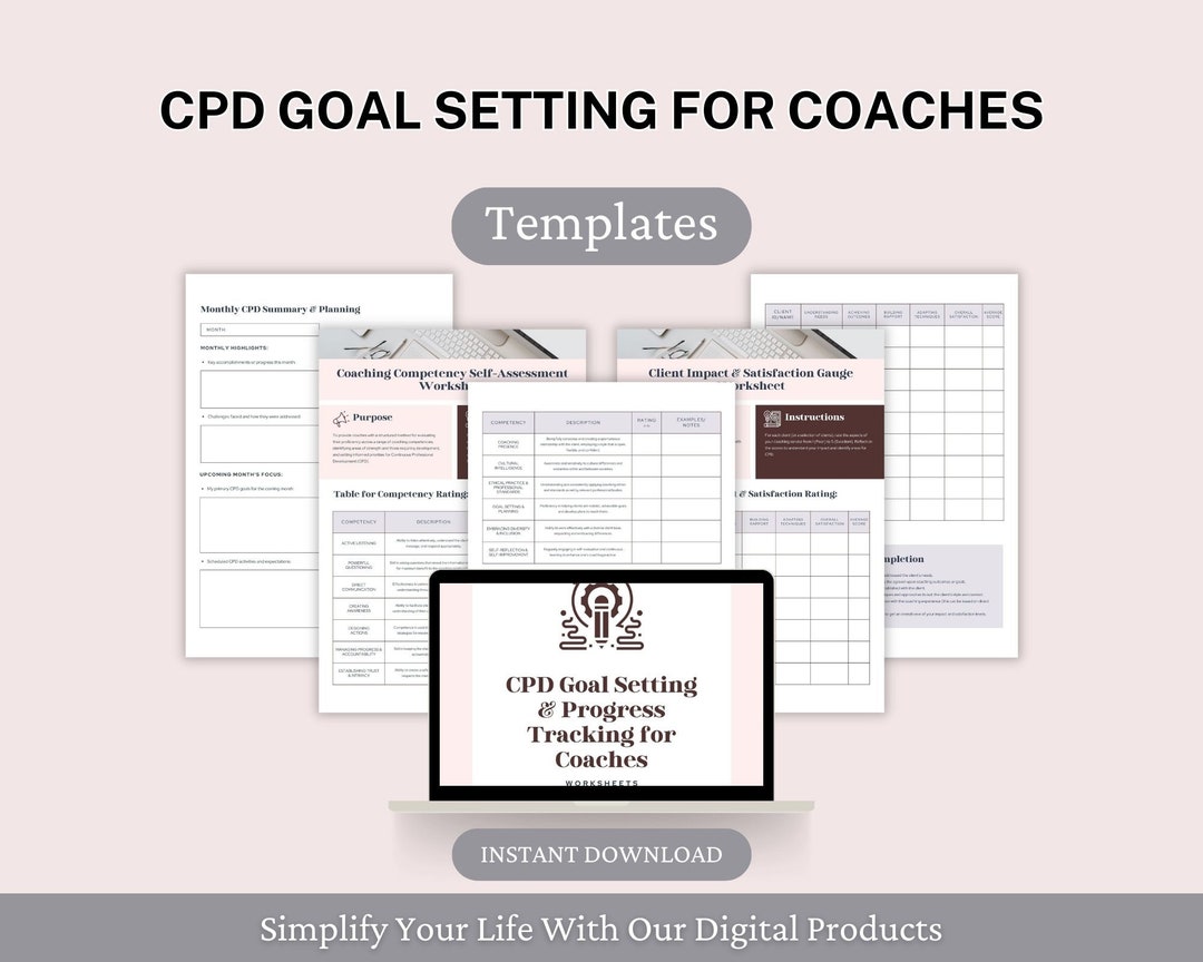 Coach Worksheet, CPD Worksheet for Coaches, Personal Development ...