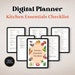 Editable Kitchen Inventory Checklist Canva Template for Pantry ...