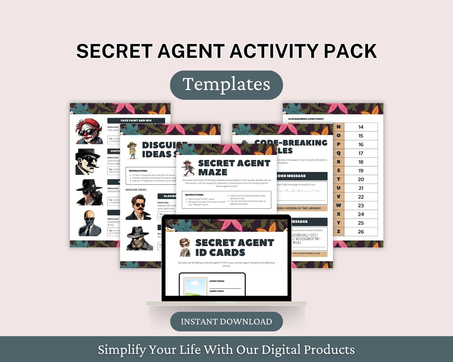 Secret Agent Kids Activities, Morse Code Sheet, Hidden Message Learning ...