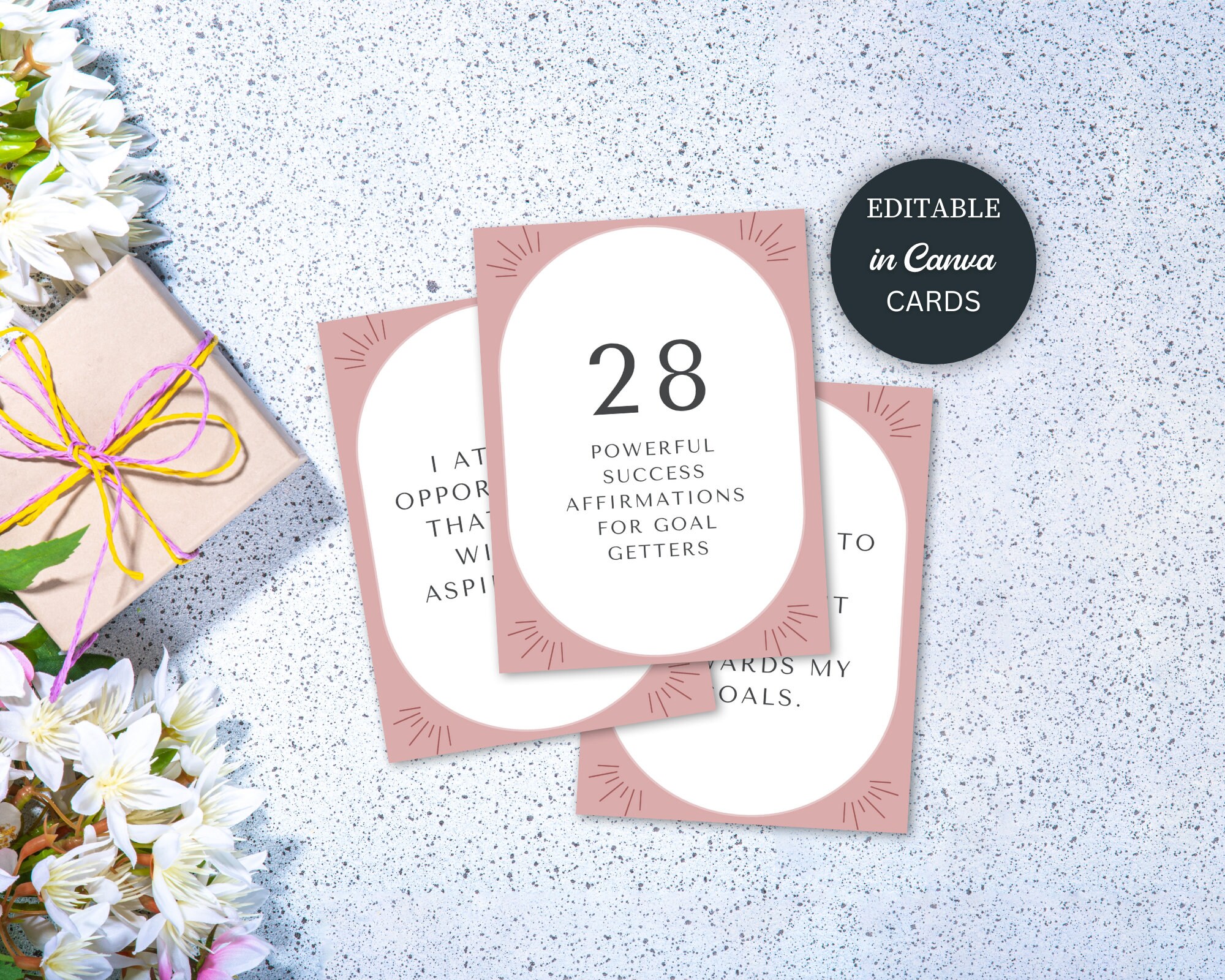 Positive Quotes Affirmation Cards, Goal Getter Affirmations Cards ...
