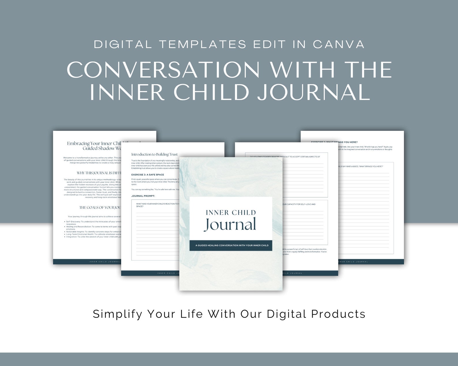 Inner Child Journal, Conversation With Your Inner Child Digital Journal ...