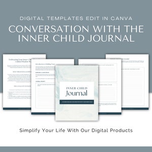 Inner Child Journal, Conversation With Your Inner Child Digital Journal ...