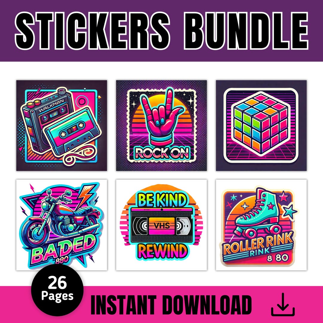 Cassette Tape Sticker Bundle, Aesthetic Deco Stickers, Laptop Mix Tape ...
