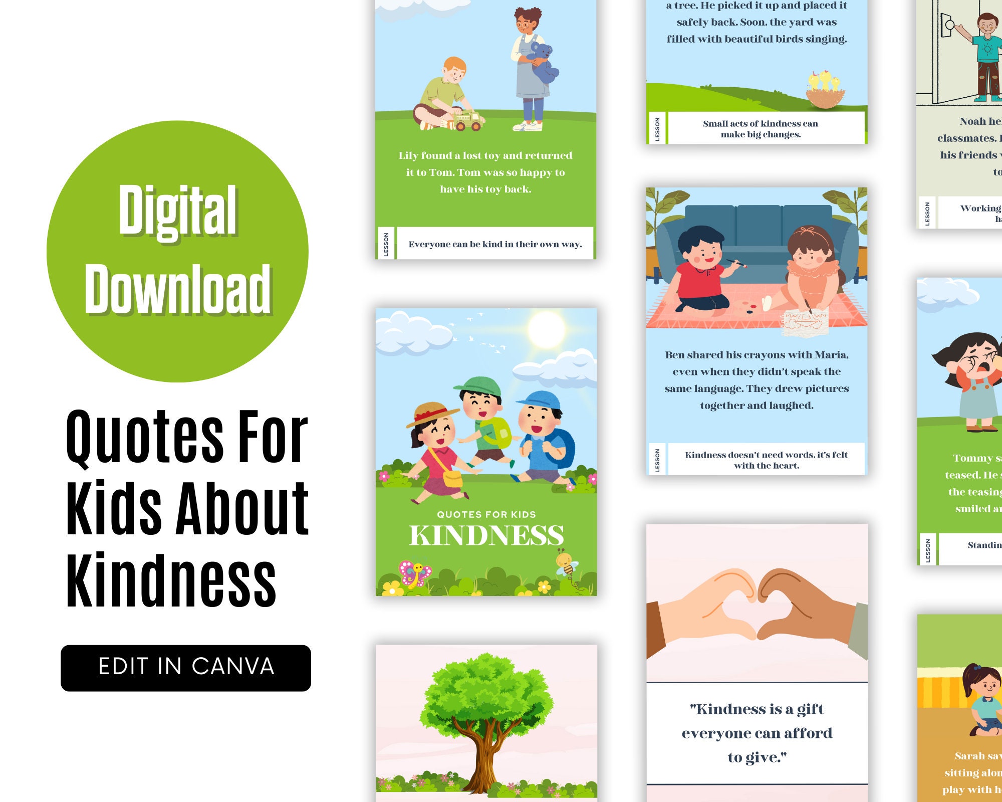 Positive Quotes for Kids, Quotes Book for Kids About Kindness, Stress ...