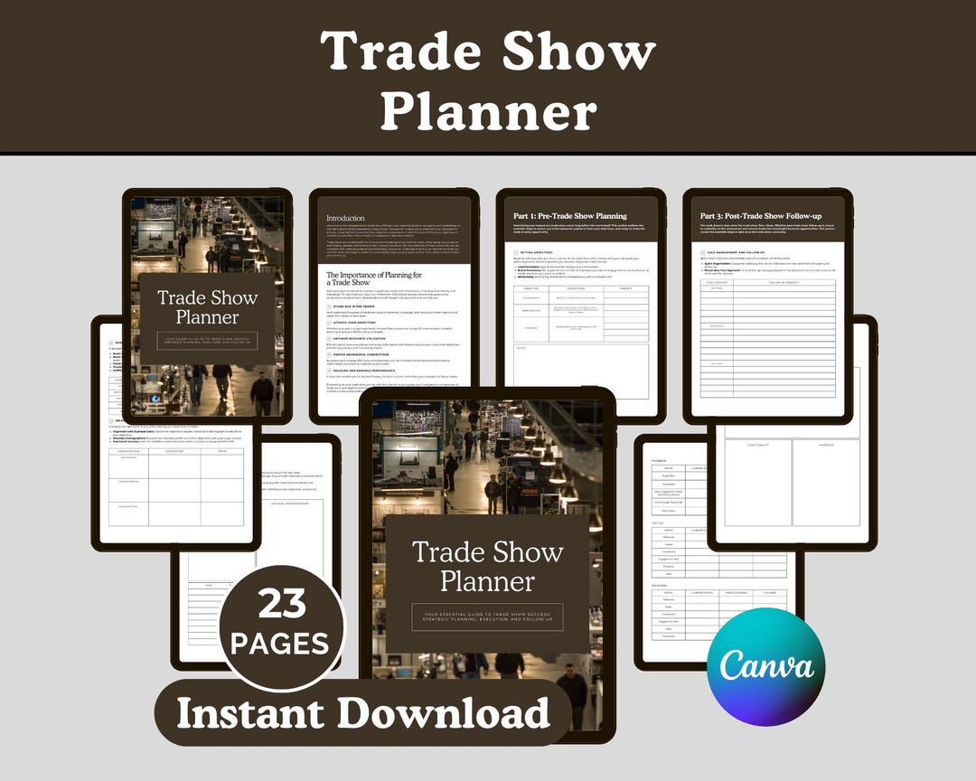 Trade Show Planner, Trade Show Organizer, Trade Show Checklist, Event ...