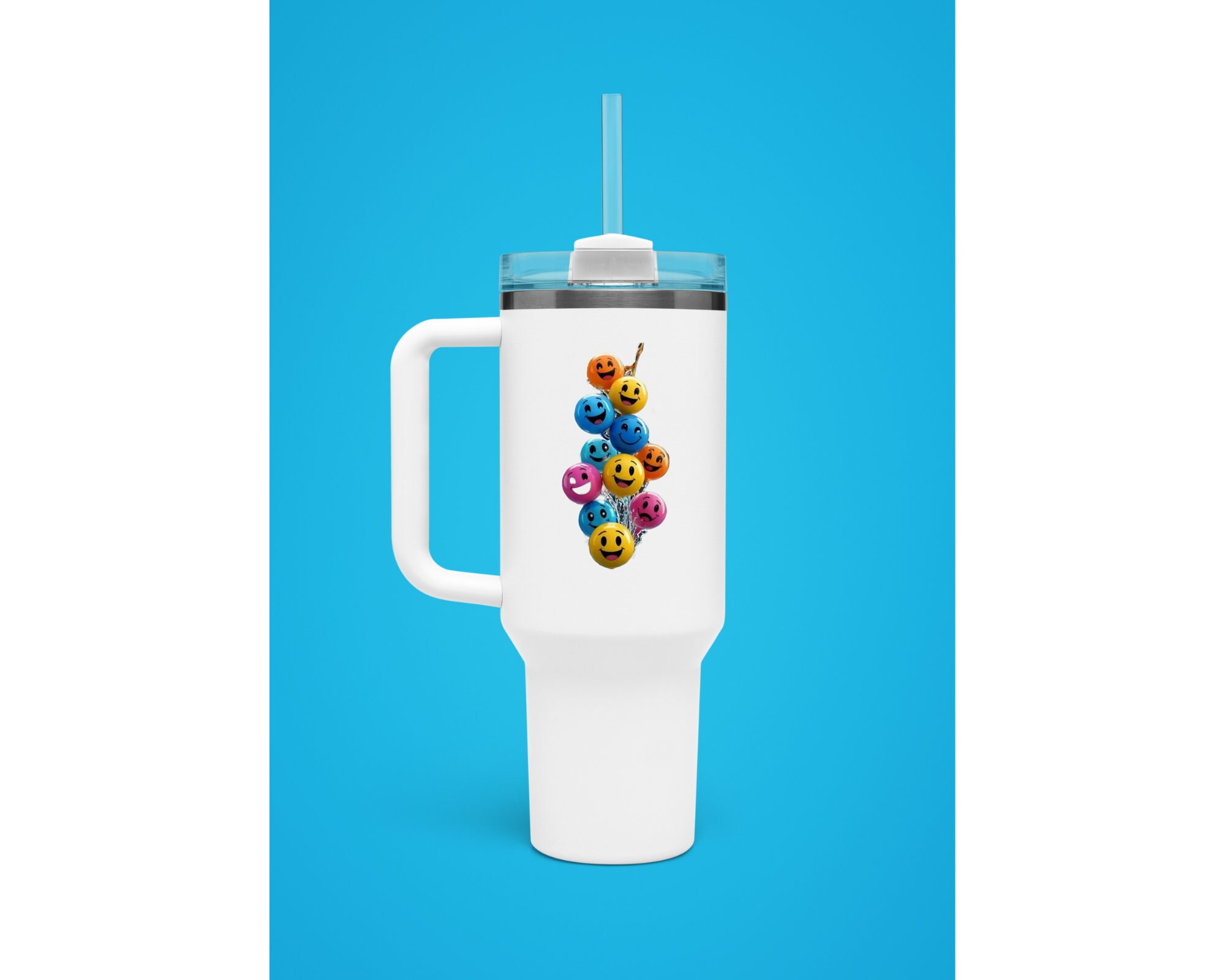 Smiley Face Vi Stickers, Digital Download Nyl Decal Stickers, Emoji ...