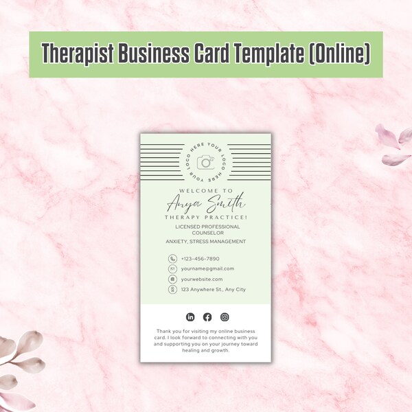 Physical Therapist Business Cards - Etsy
