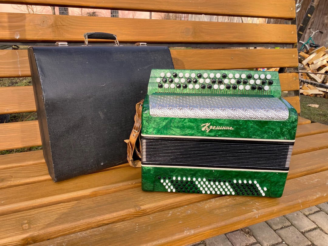 Bayan Kreminne, Chromatic Button Accordion 100 Bass, Made in Ukraine ...