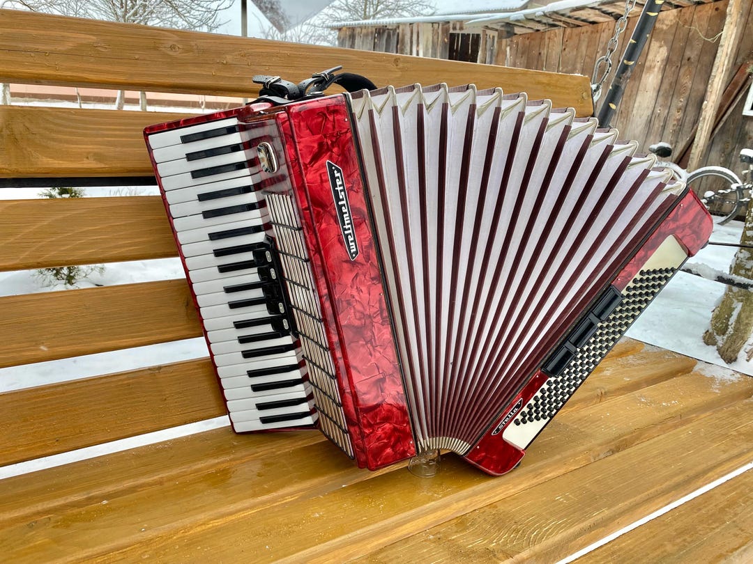 Weltmeister Stella Made in Germany 120 Bass Piano Accordion, New Straps ...