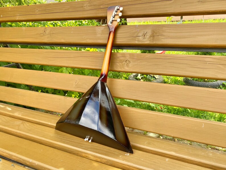 Vintage Old Balalaika, Made in the USSR, 3 Strings, Natural Wood ...