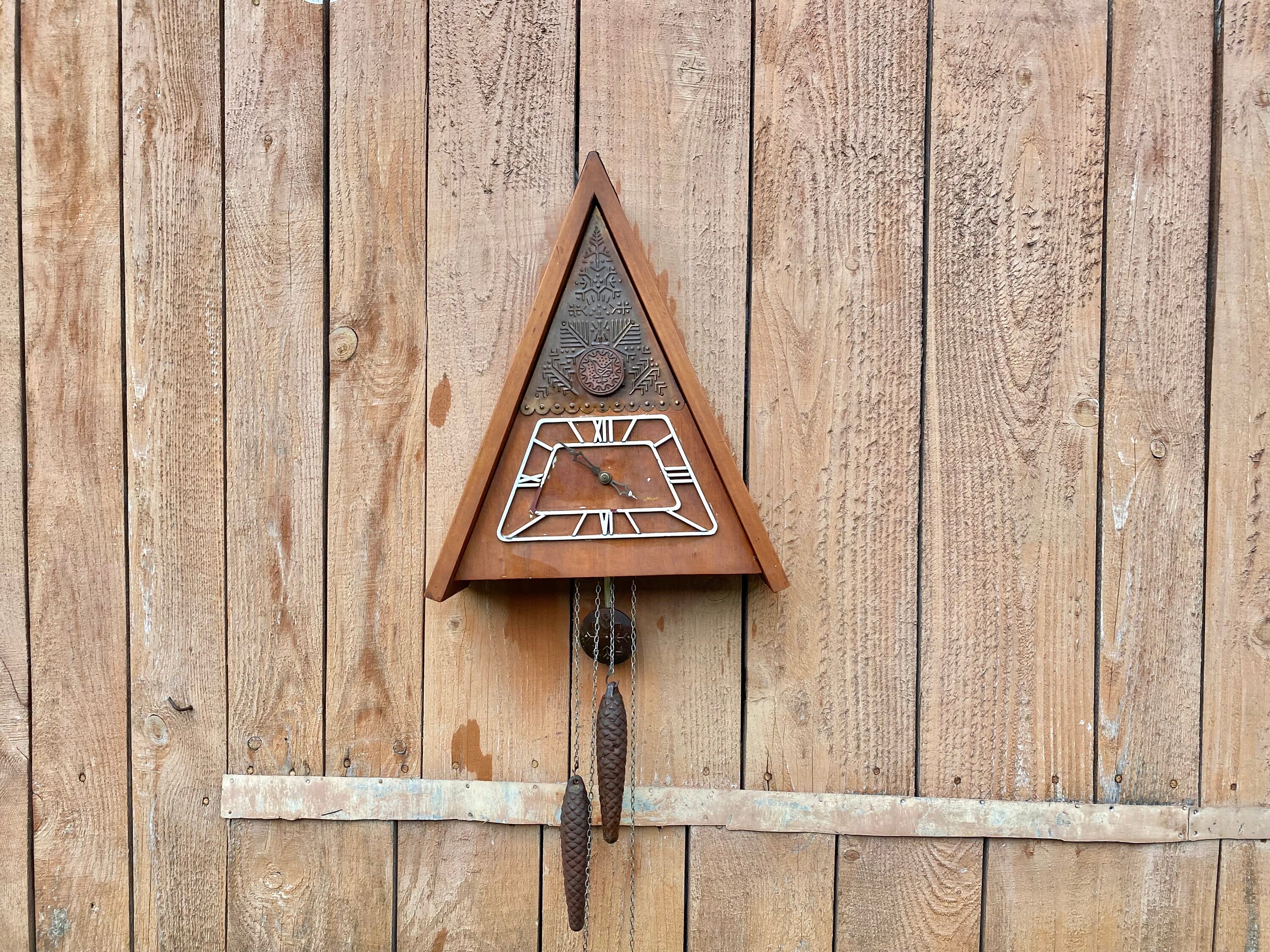 Soviet Vintage Cuckoo Clock, USSR Clock, Wooden Clock, Soviet Working ...