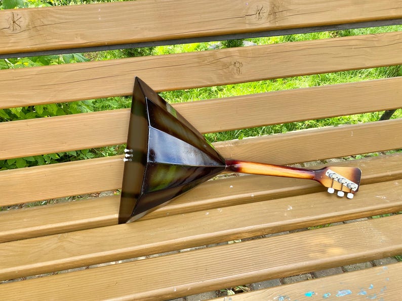 Vintage Old Balalaika, Made in the USSR, 3 Strings, Natural Wood ...