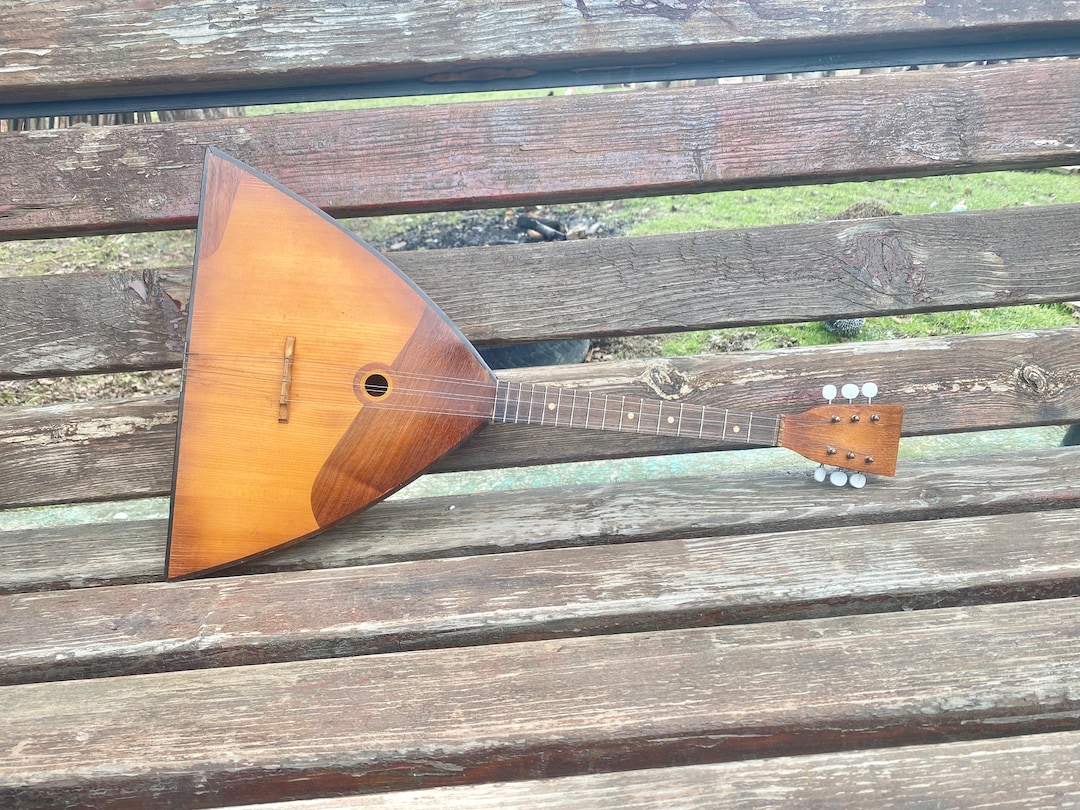 Russian Balalaika, Vintage National String Instrument, Balalaika 6 ...