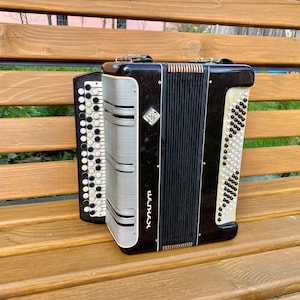 Russian Bayan Kungur 3 Rows 100 Bass, Chromatic Button Accordion ...