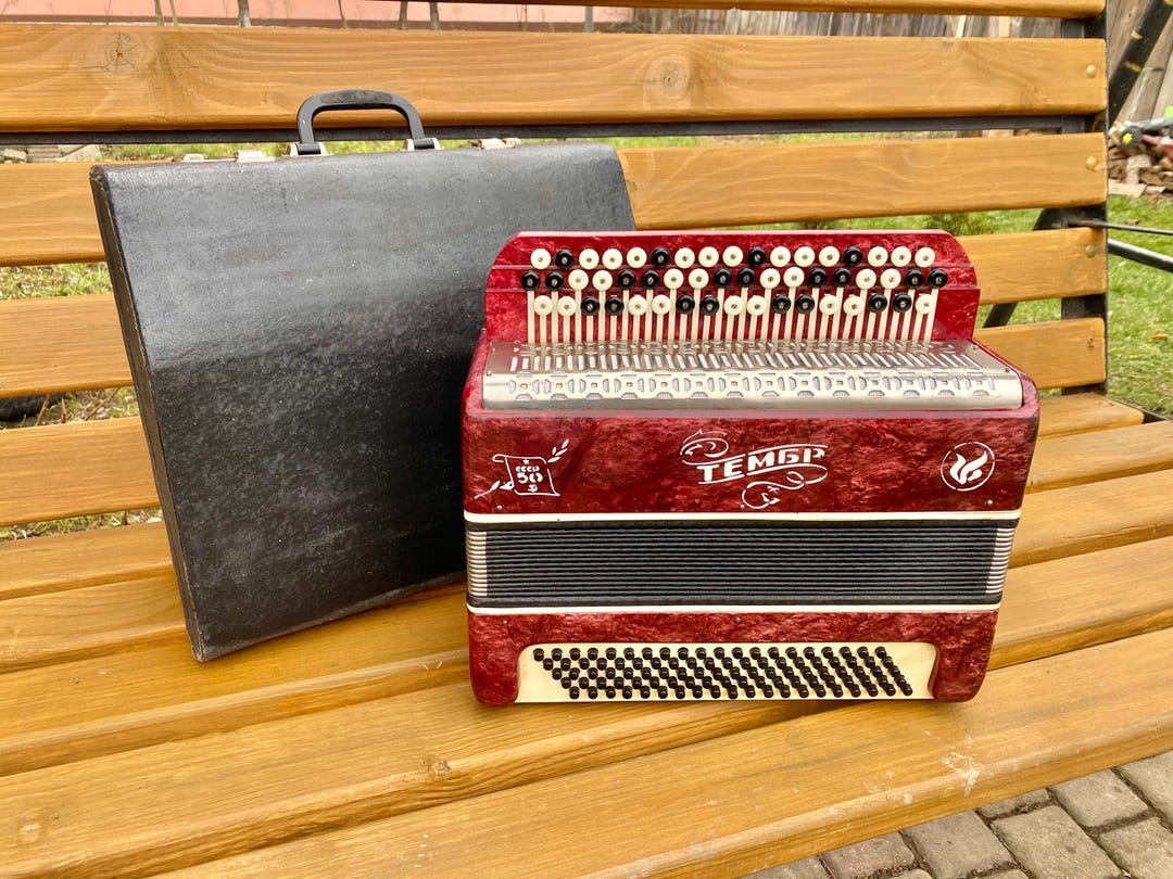 Bayan, USSR Accordion, Accordions, Musical Instrument, Russian Bayan ...