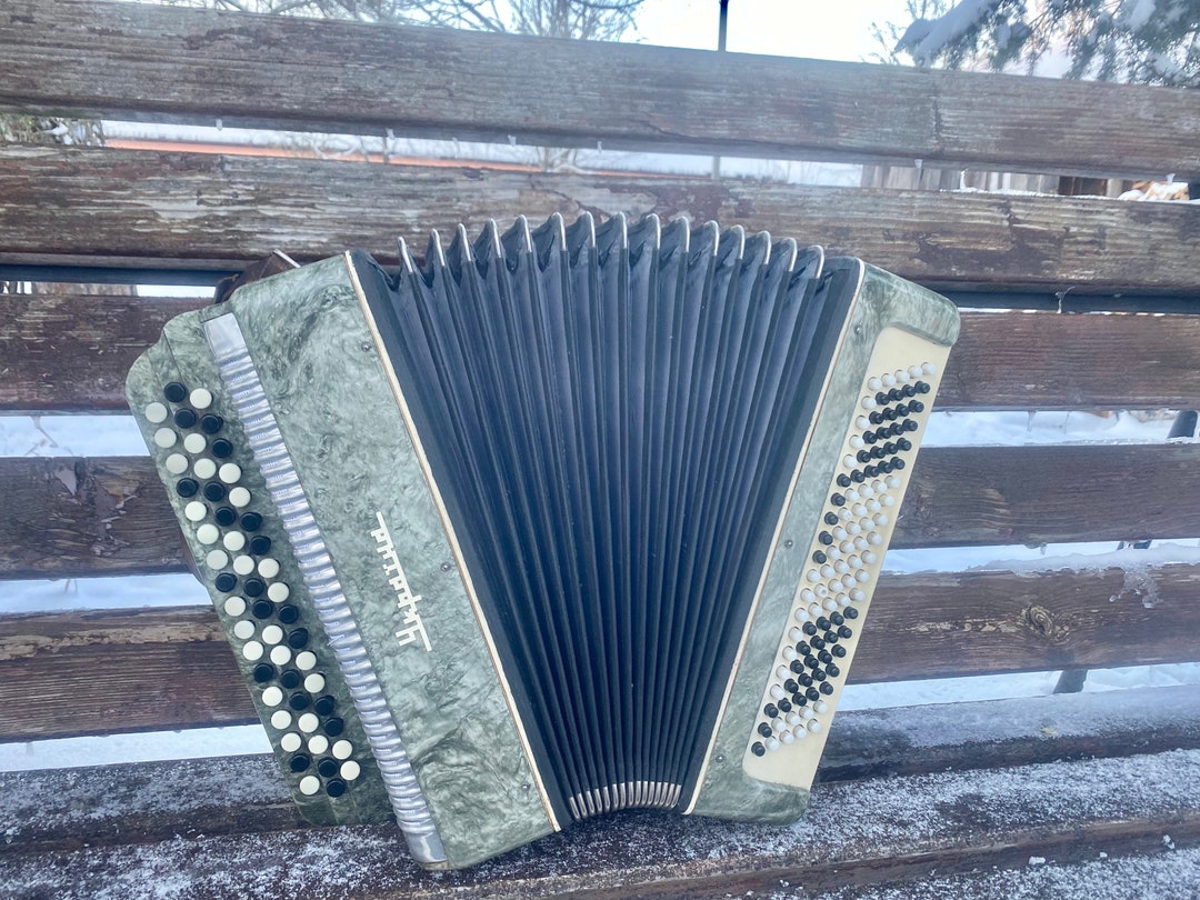 Bayan, USSR Accordion, Accordions, Musical Instrument, Ukrainian ...