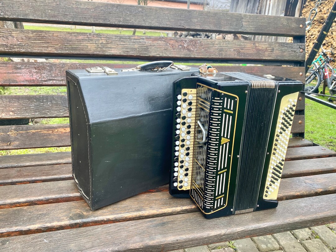 Russian Bayan Sarmat, Sarmat Button Accordion, 100 Bass, Chromatic ...