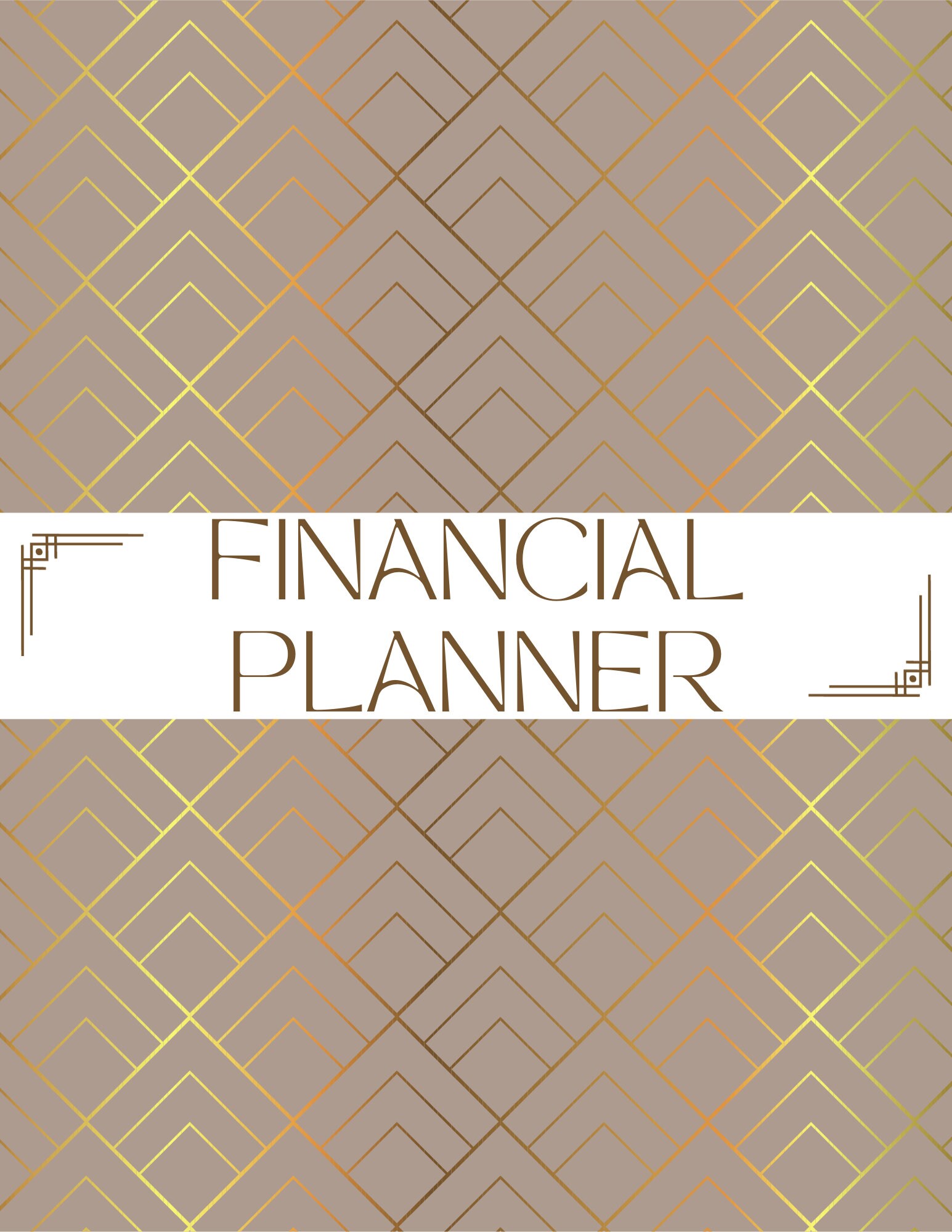 Editable Printable Financial Planner | Budget Planner | Account Tracker ...