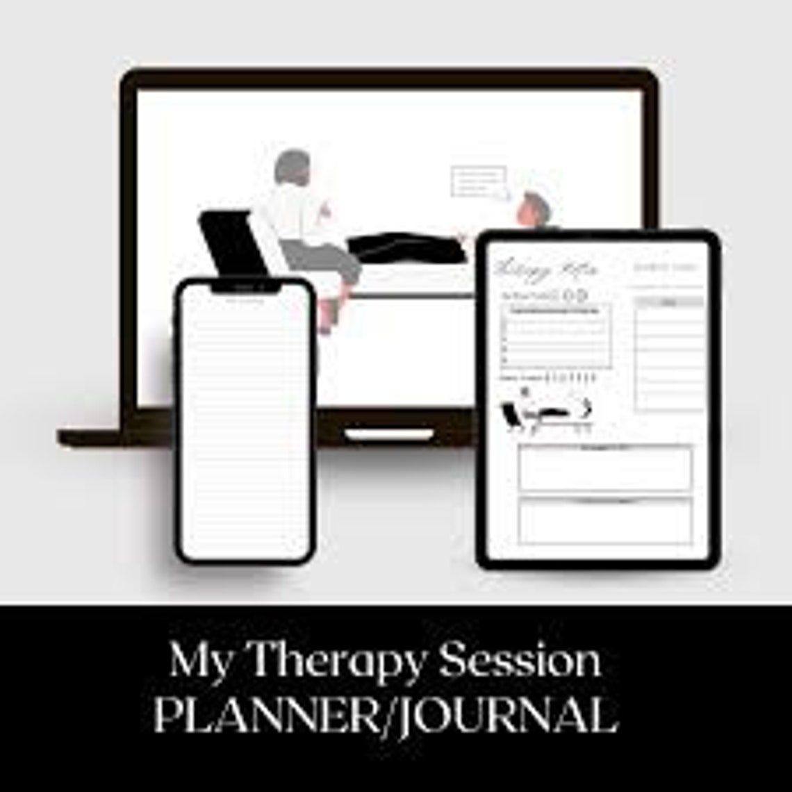 Therapy Session Planner | Printable Editable | Journal | Mental Health ...