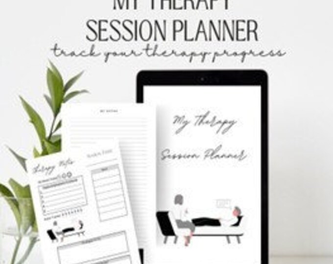 Therapy Journal Printable Notes for Counseling Mental Health Notebook ...