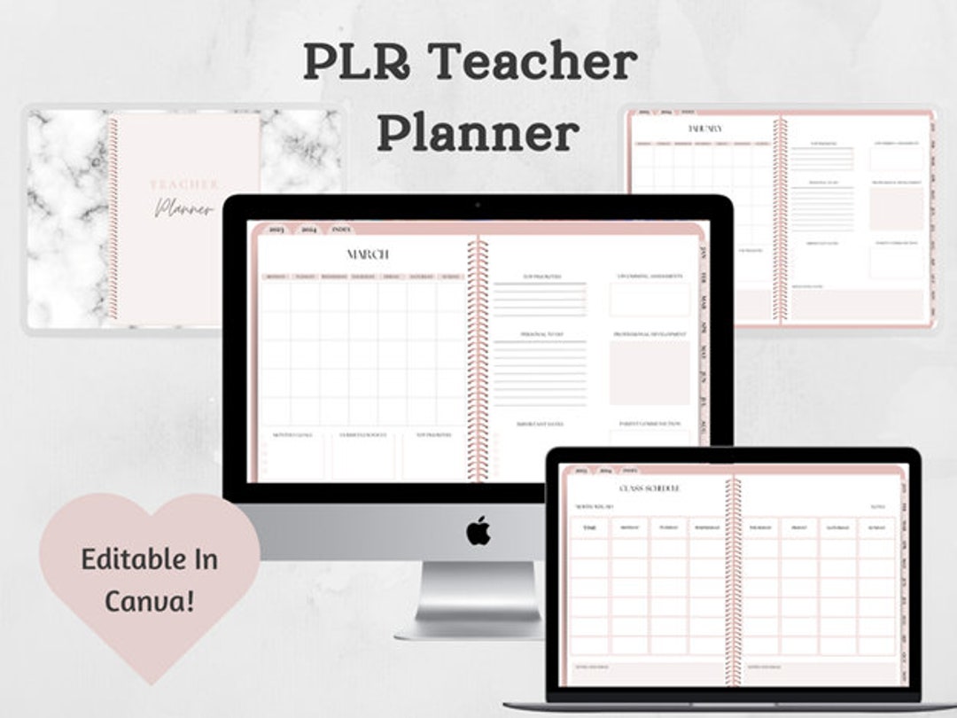 Digital Teacher Planner | Digital Download | Lesson Planner | Academic ...