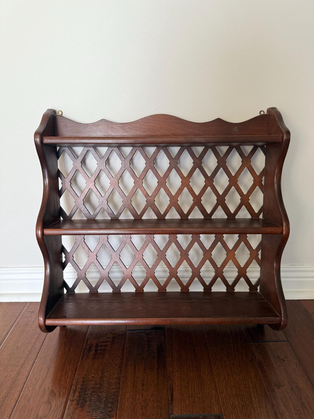 Vintage 3 Tier Bric-a-brac All Wooden Shelving Unit, Vintage Wood ...