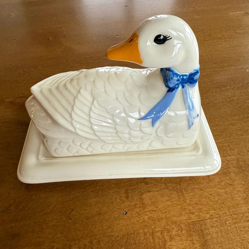 Retro Butter Dish - Etsy